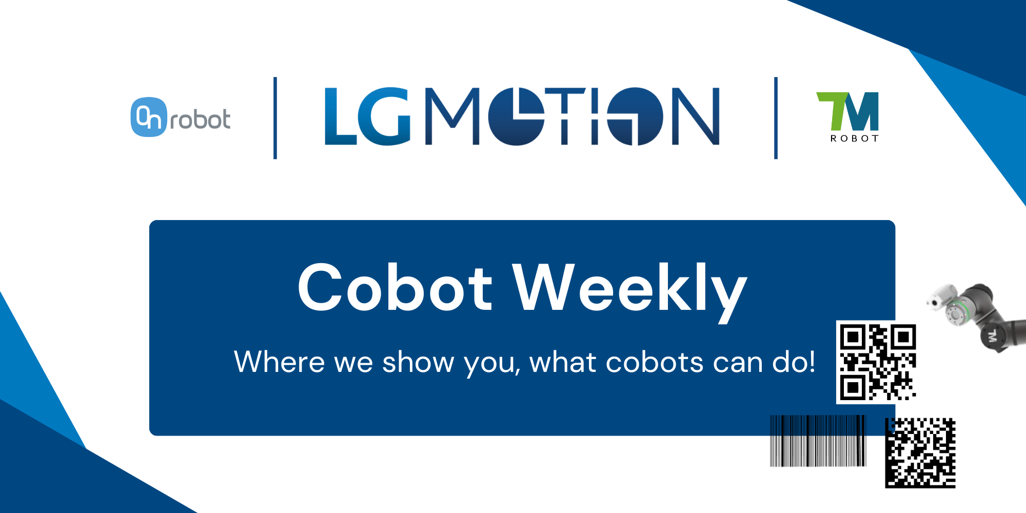 Cobot Weekly 4 - Techman Robot reading barcodes, QR codes and data ...