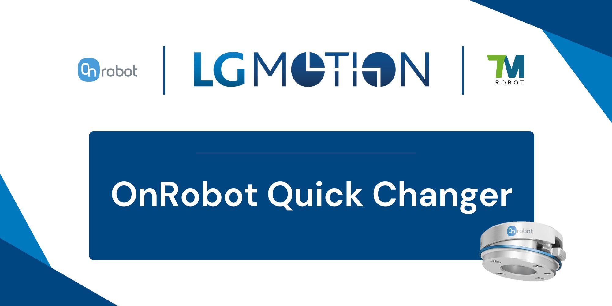 OnRobot Quick Changer demo - Techman Robot UK - LG Motion